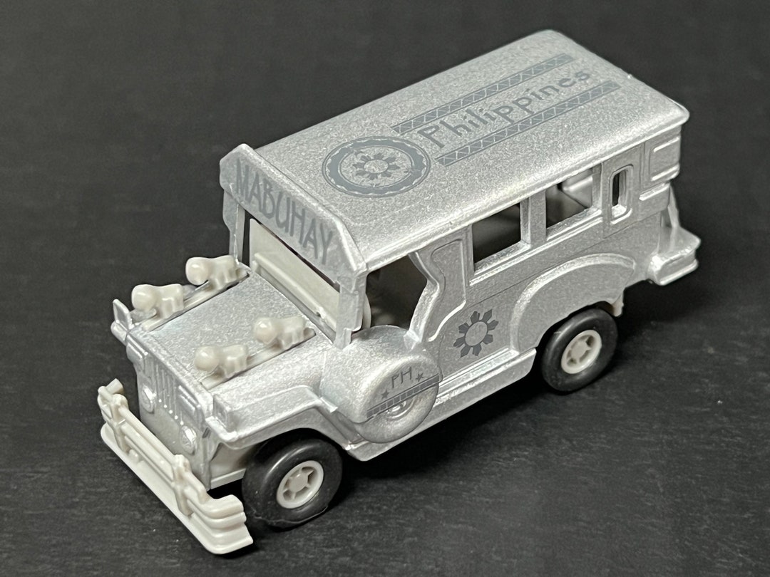 Authentic Philippine Handmade Die Cast Metal JEEPNEY Sculpture Souvenir ...