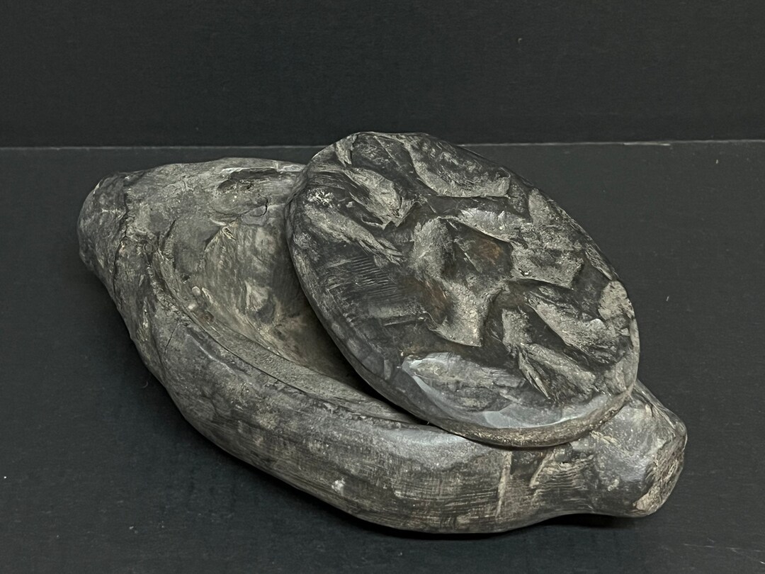 Philippine Ifugao Tribal Art Salted Meat Container With Figurative and ...