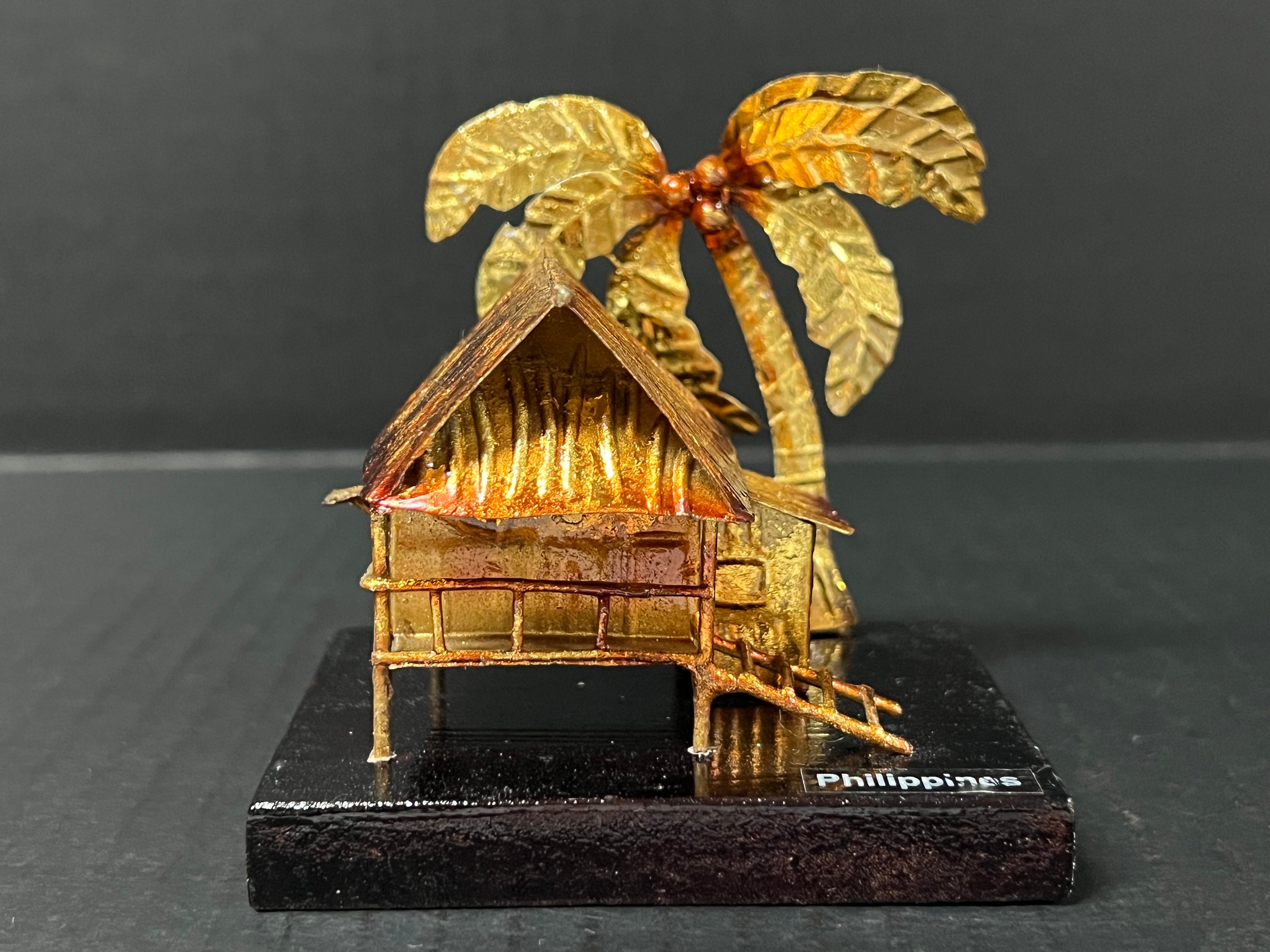 Authentic Philippine Handmade Die Cast Metal Bahay Kubo - Etsy