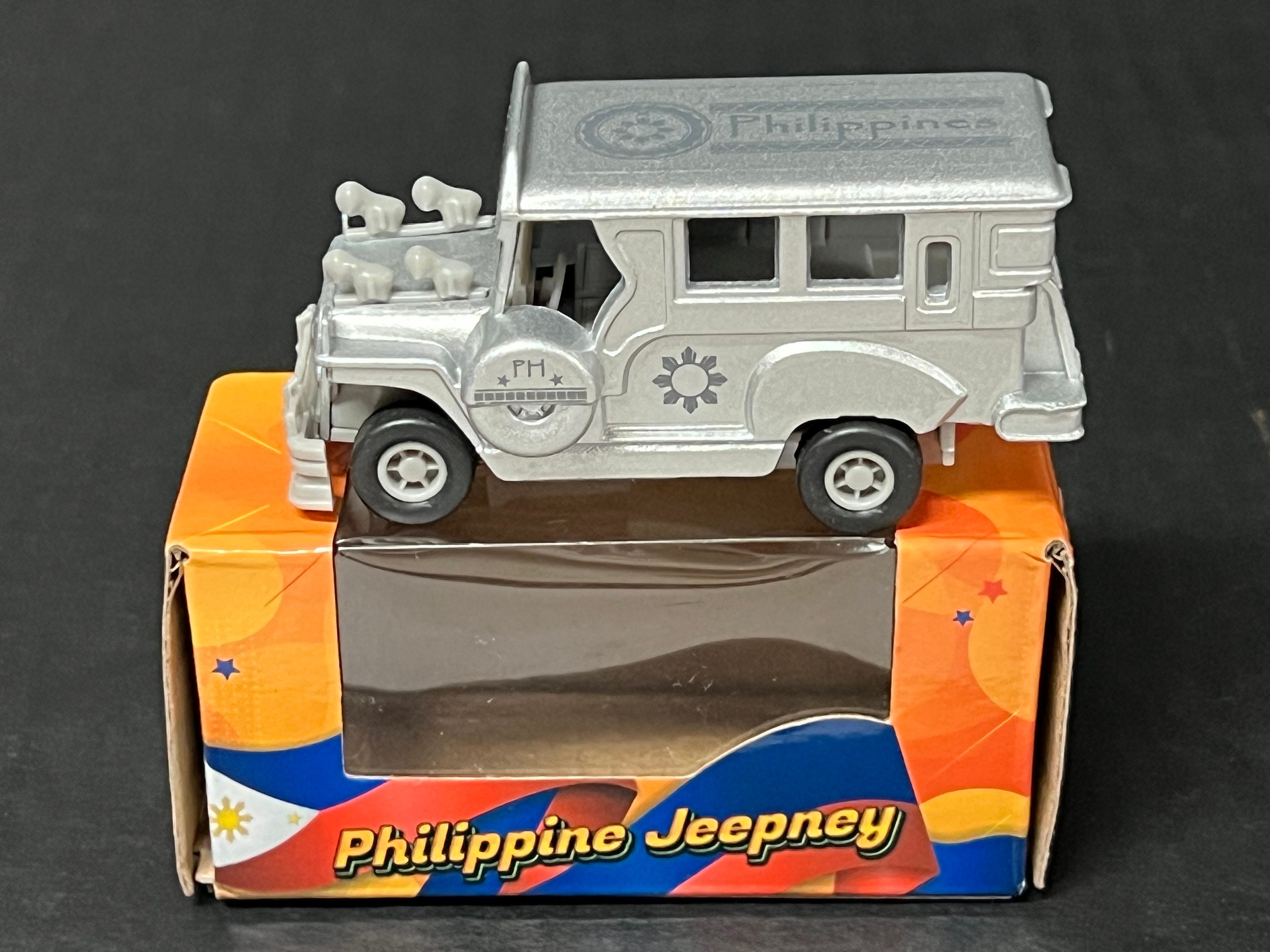 Authentic Philippine Handmade Die Cast Metal JEEPNEY Sculpture Souvenir ...
