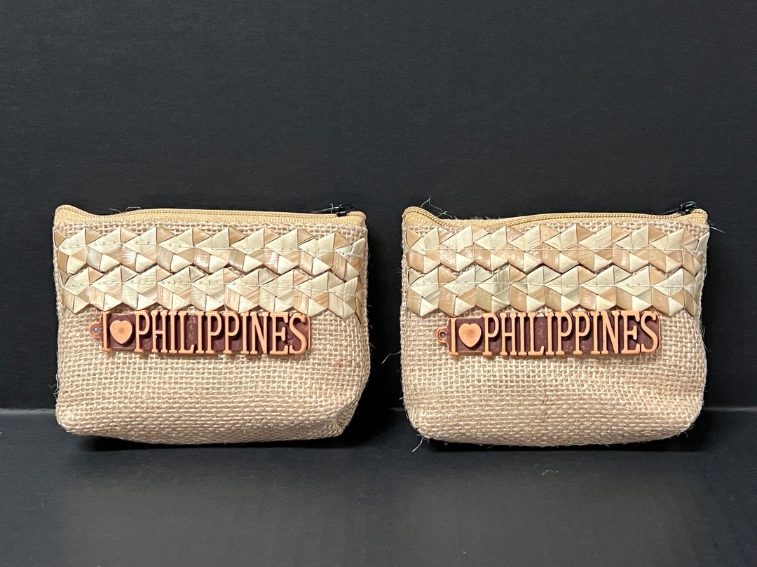 Authentic Philippine Handwoven Soft Abaca Fabric Womens Casual Zippered ...