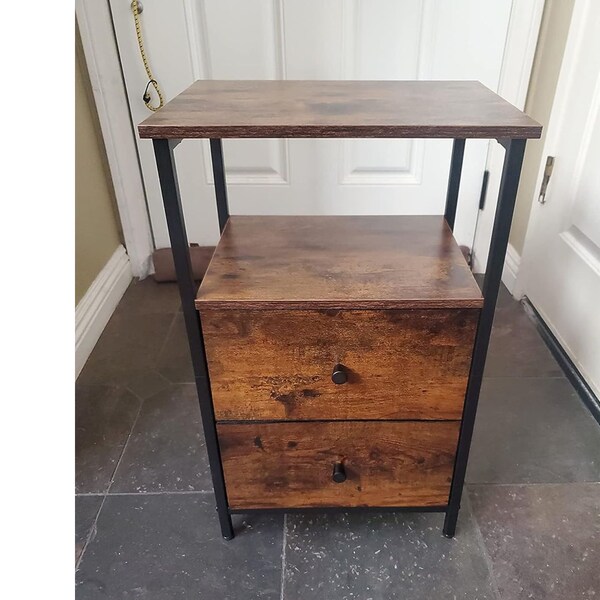 Rustic Side Table - Etsy
