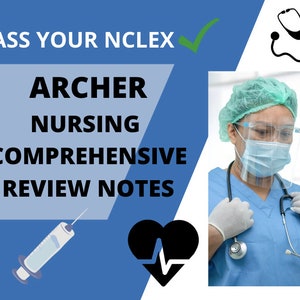 ARCHER- NCLEX REVIEW- 76 Pages - Etsy