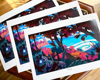 Breath of the Wild Hyrule Map Poster - Etsy