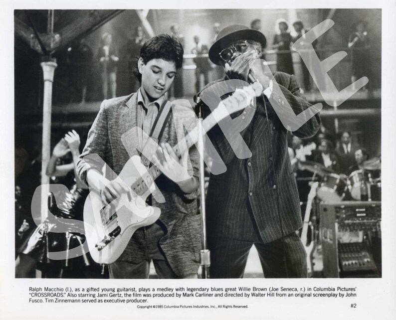 Ralph Macchio & Joe Seneca, Crossroads Original Glossy 8x10 Movie Still ...