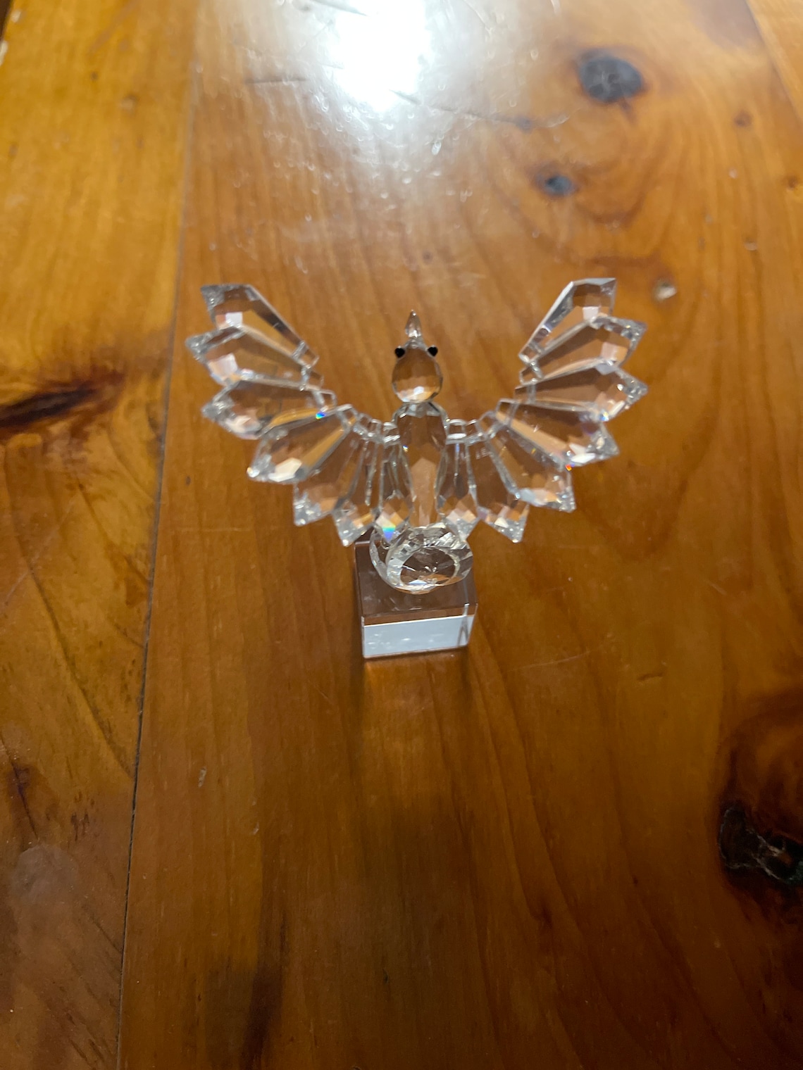 Crystal Eagle on a Stand - Etsy