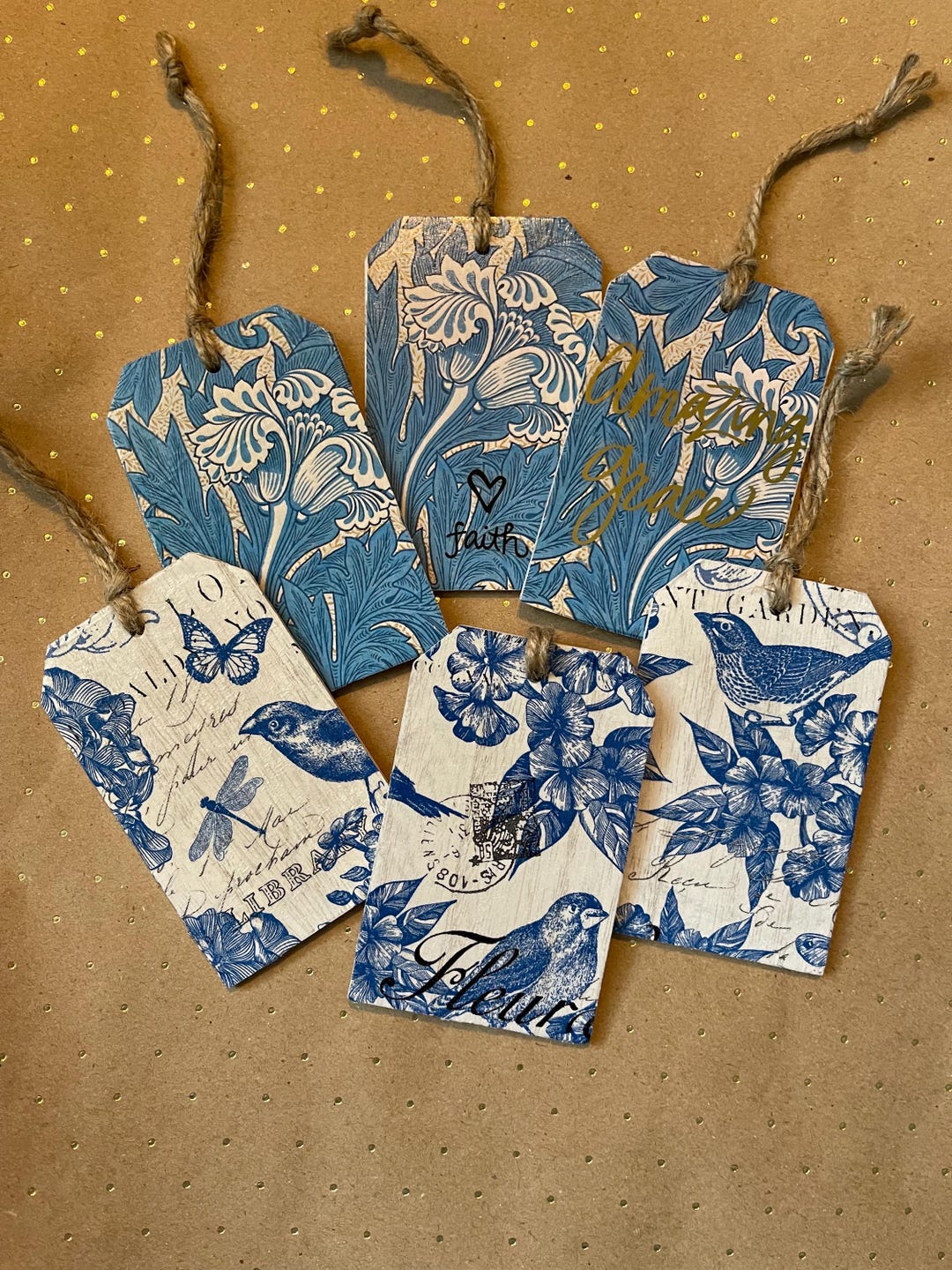 6 Hand Made Gift Tags Any Occasion - Etsy