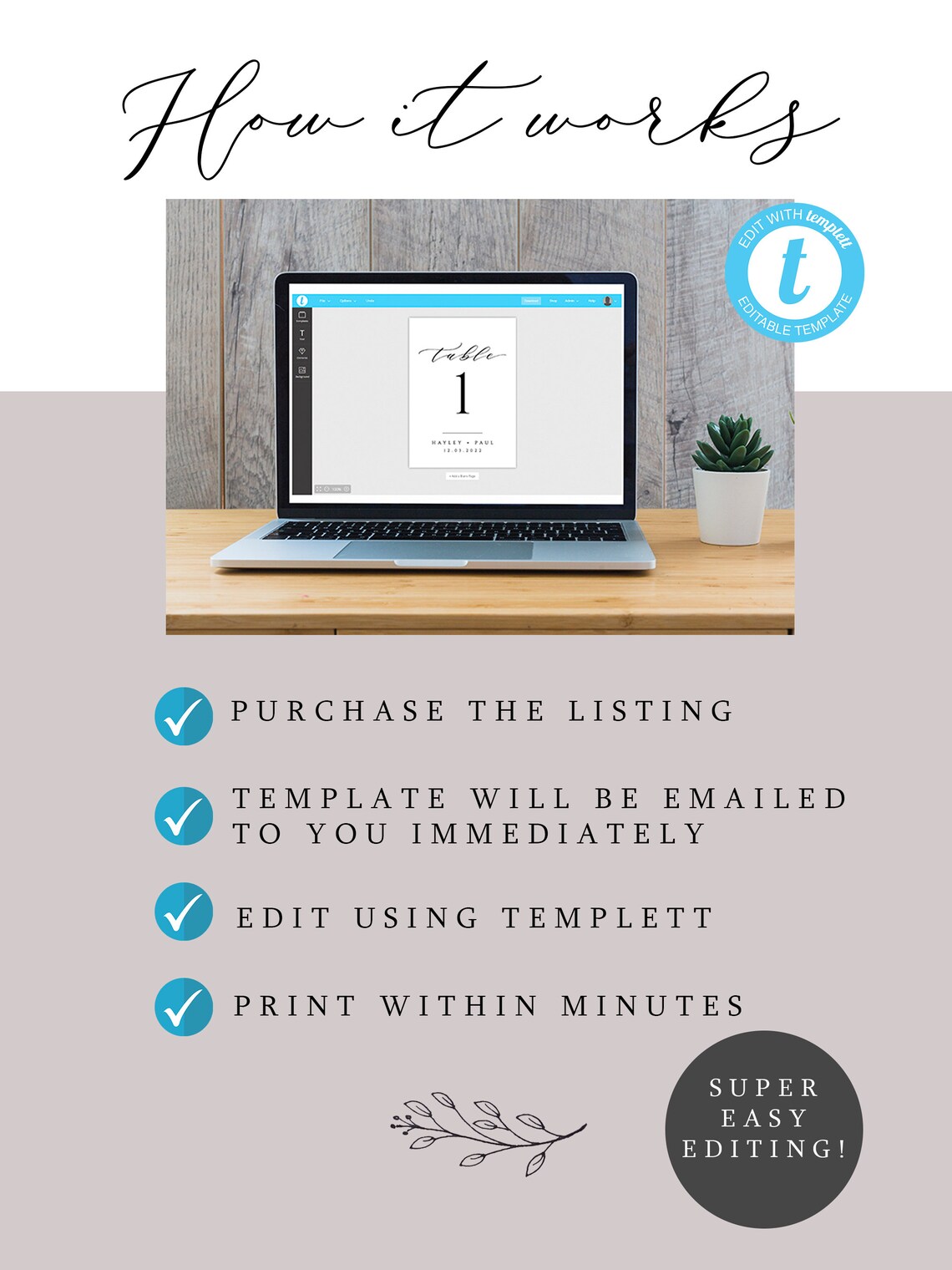 Well Wishes for Mr and Mrs Sign for Minimalist Wedding | Advice and ...