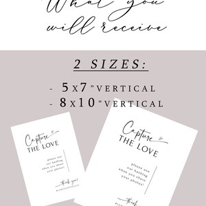 Capture the Love Sign Printable | Wedding Instagram Hashtag Sign ...