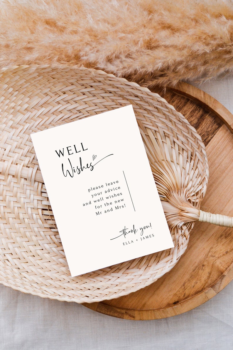 Mr and Mrs Sign, Well Wishes for New Mr and Mrs Template for Modern ...