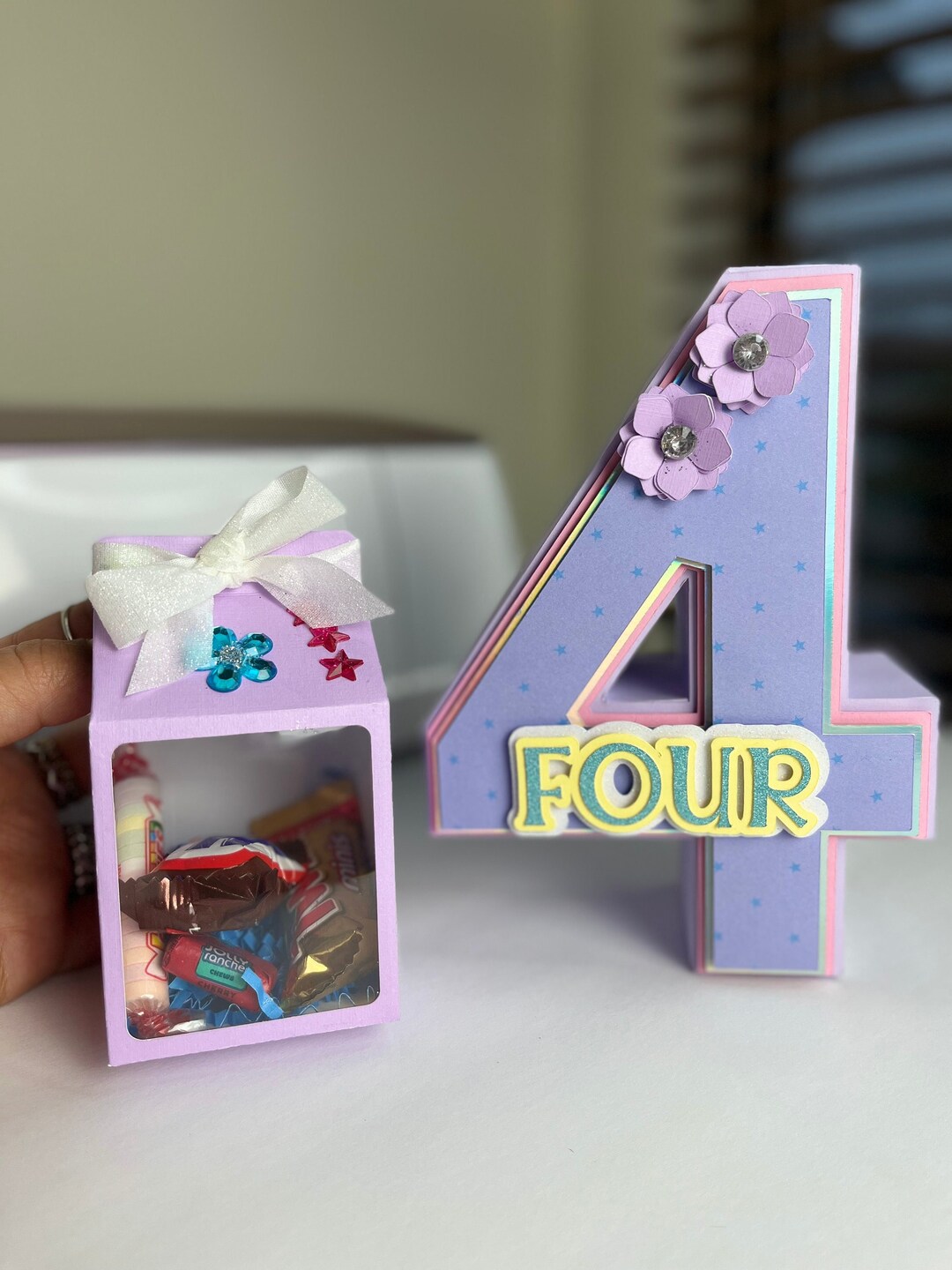 3D Letter & SEE THROUGH Favor Box - Etsy