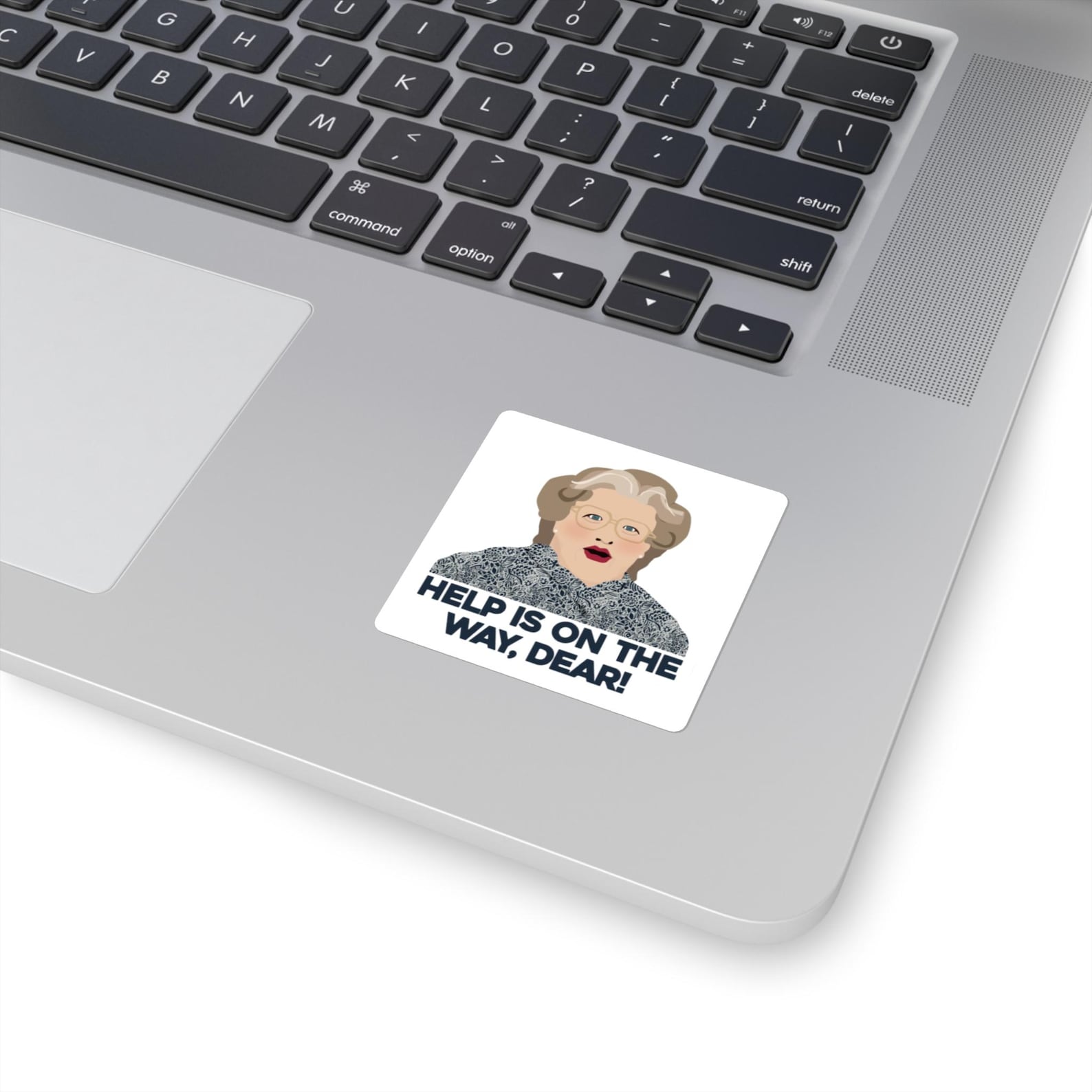 Help is on the Way Dear! Mrs. Doubtfire Humorous Character Stickers - Etsy