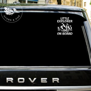 Little Explorer on Board, Car Decal, Adventurous Family, Baby Shower ...