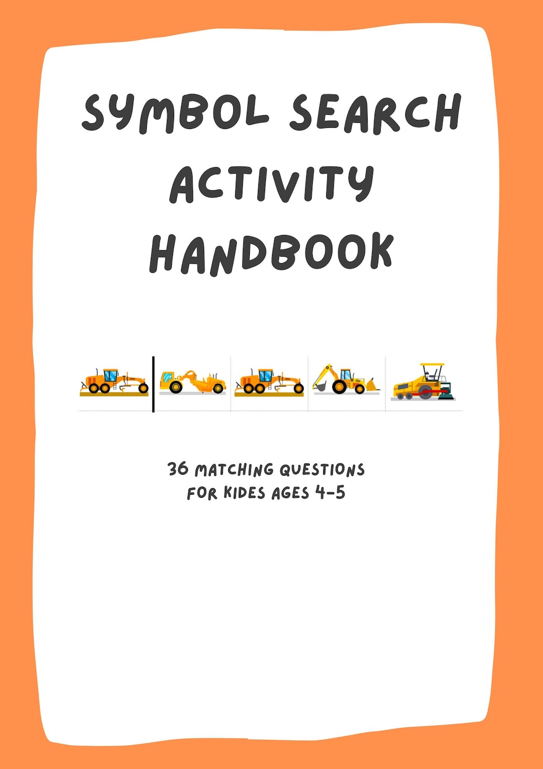 WPPSI IV Test Prep, Symbol Search Activity Handbook - Etsy
