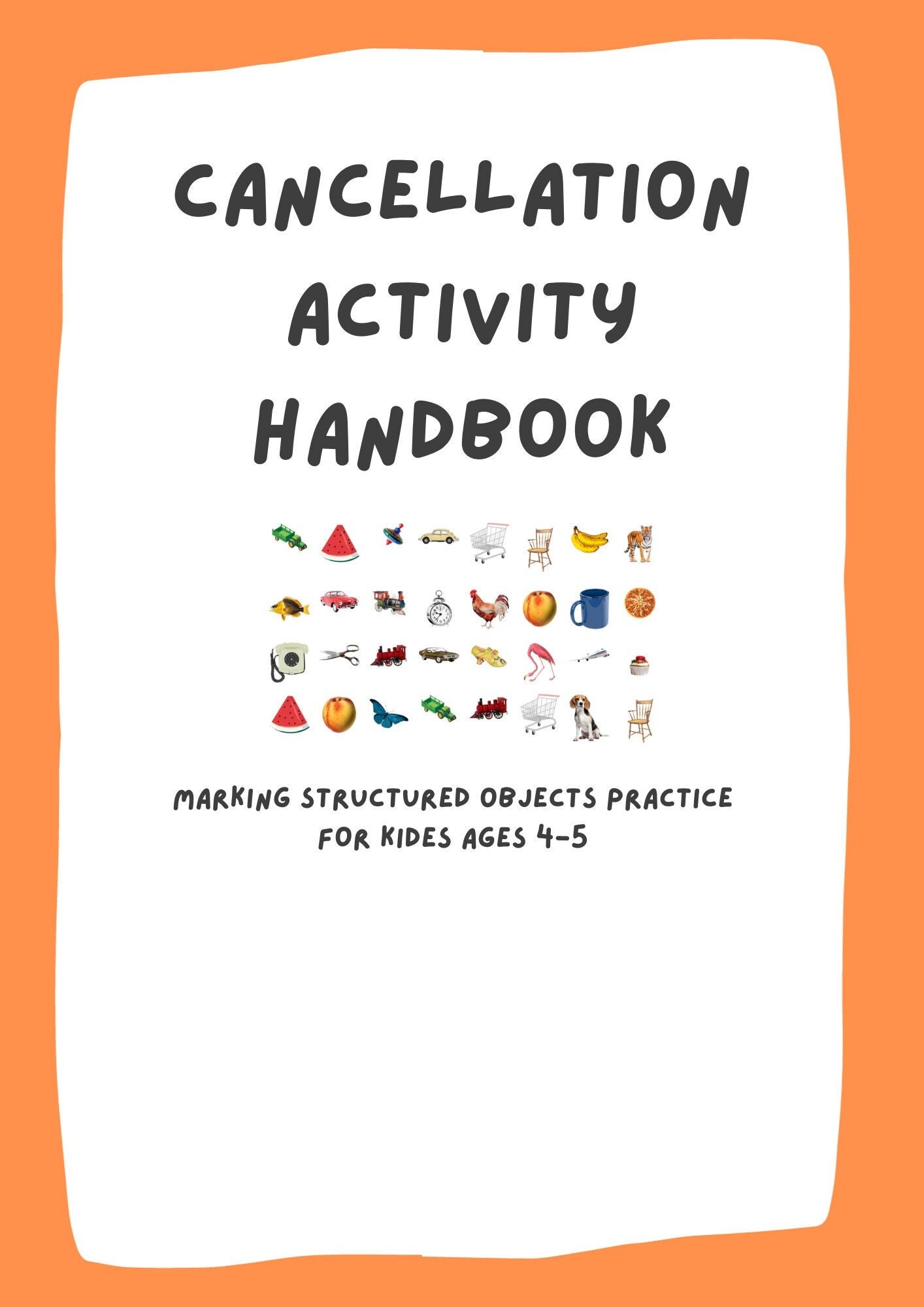 WPPSI IV Test Prep, Cancellation Activity Handbook - Etsy