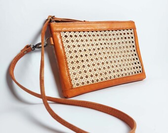 Wicker Rattan Wallet - Etsy