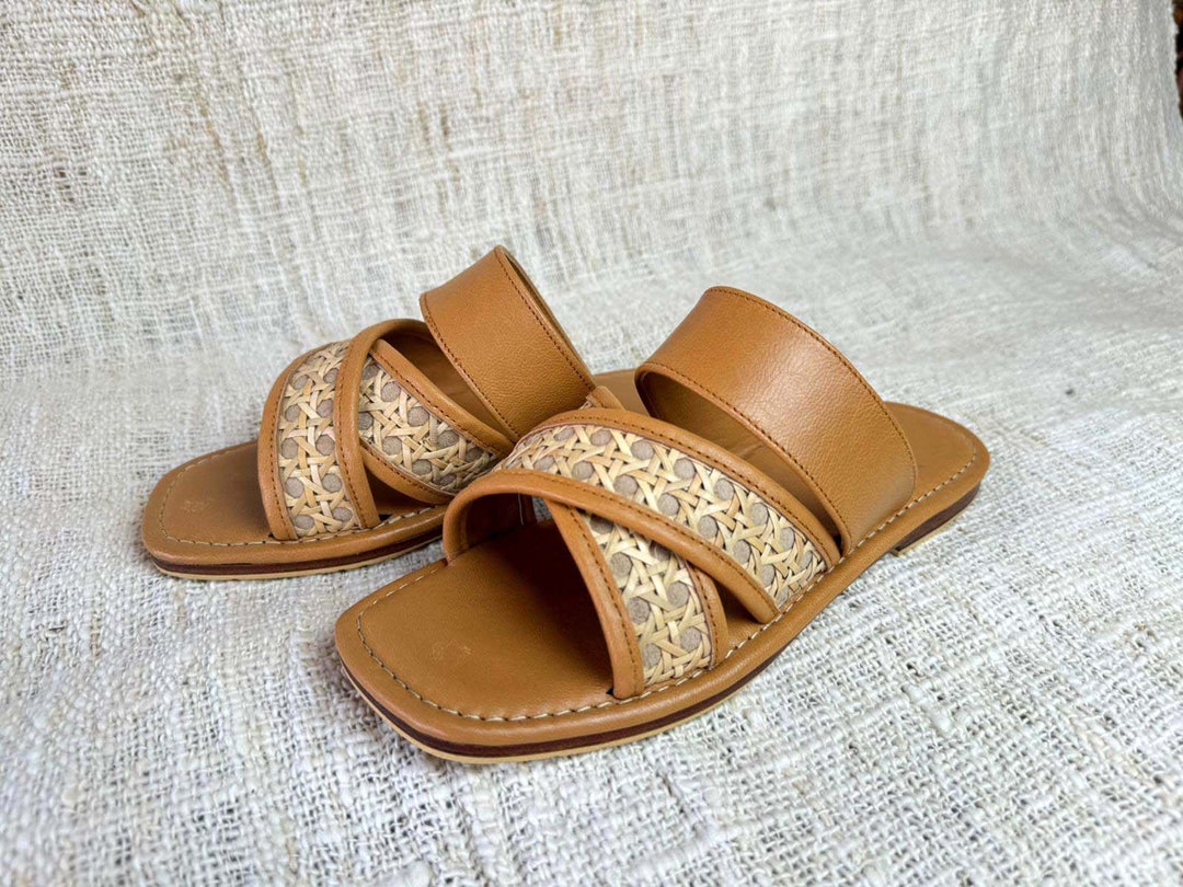 Stylish Rattan Slides for Beach Lovers Summer Sandals and Clothing ...