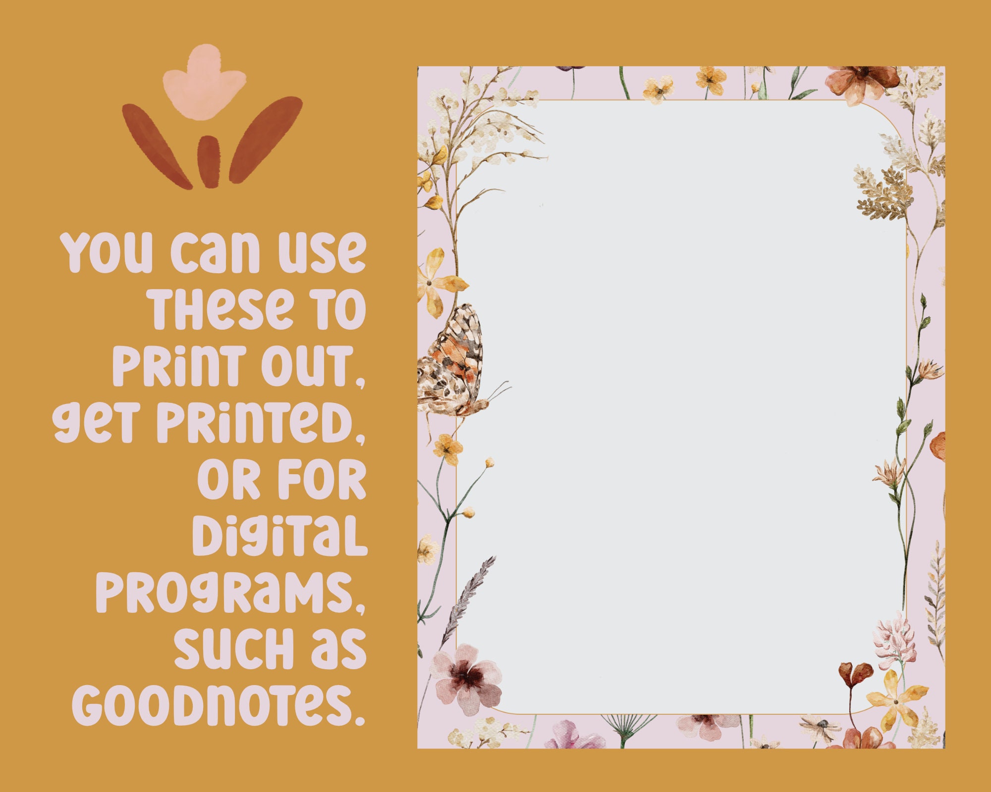Printable Memo Paper Digital Notebook Page Letter Sized - Etsy
