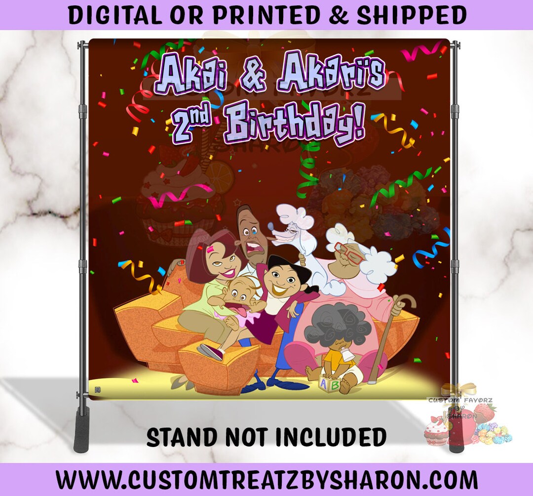 The Proud Family Backdrop the Proud Family Party Proud - Etsy