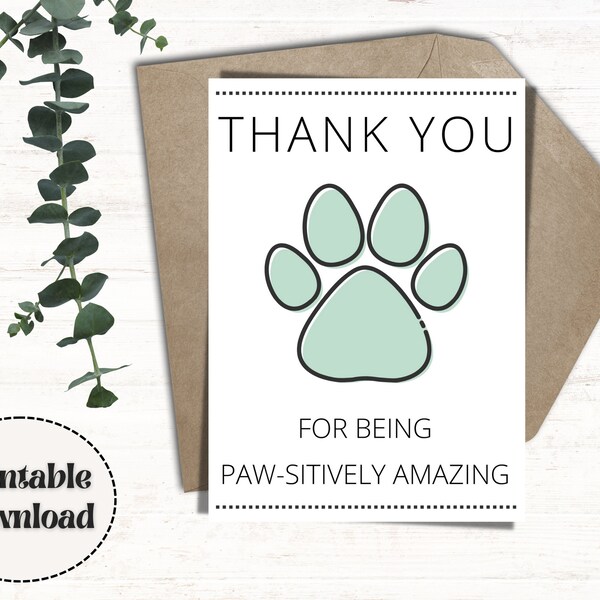 Animal Pun Thank You - Etsy