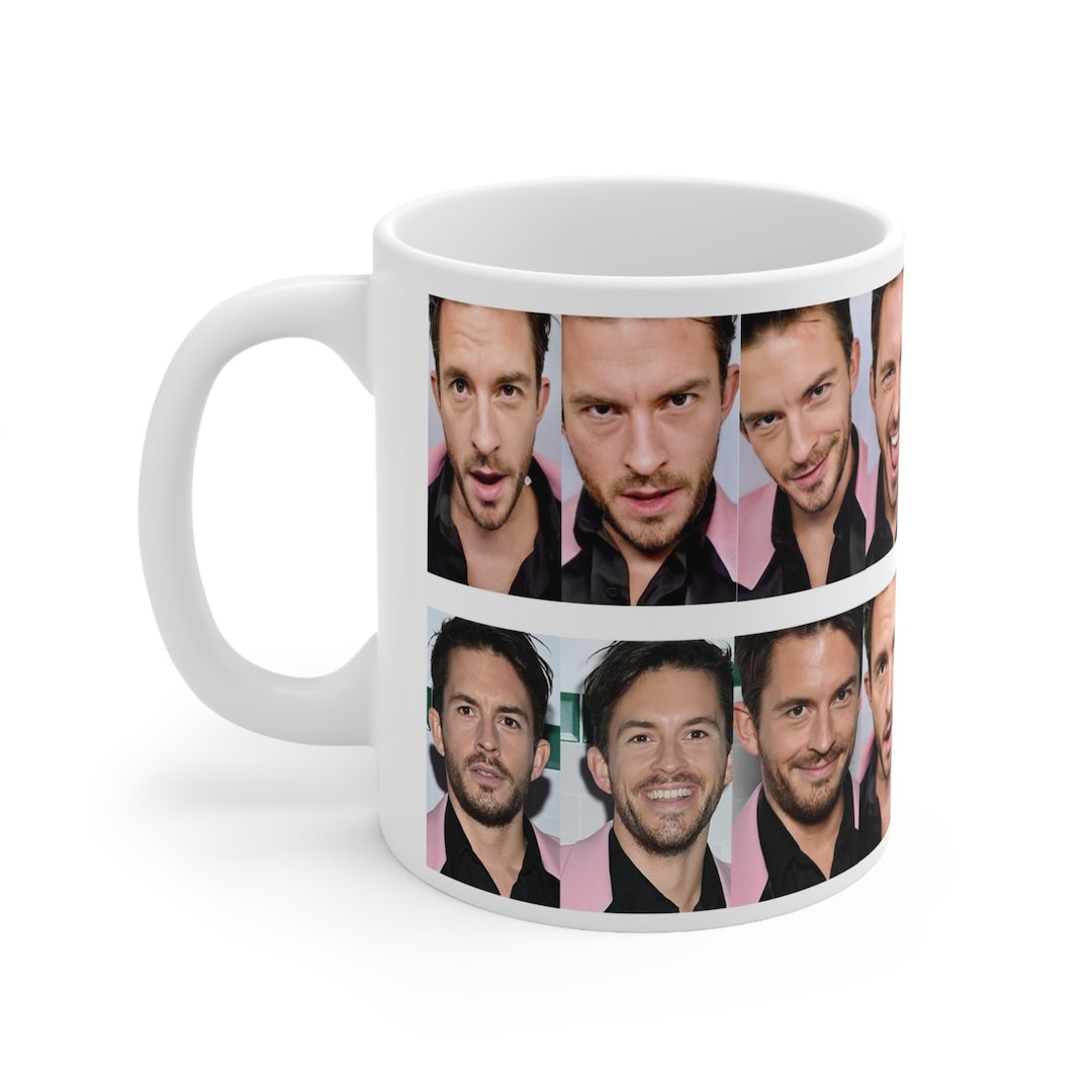 Jonathan Bailey Photobooth Mug, Jonathan Bailey Fan Gifts Mug - Etsy