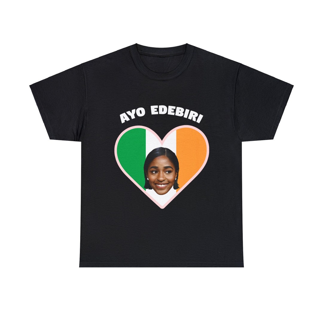 Ayo Edebiri Irish Heart Tshirt - Etsy
