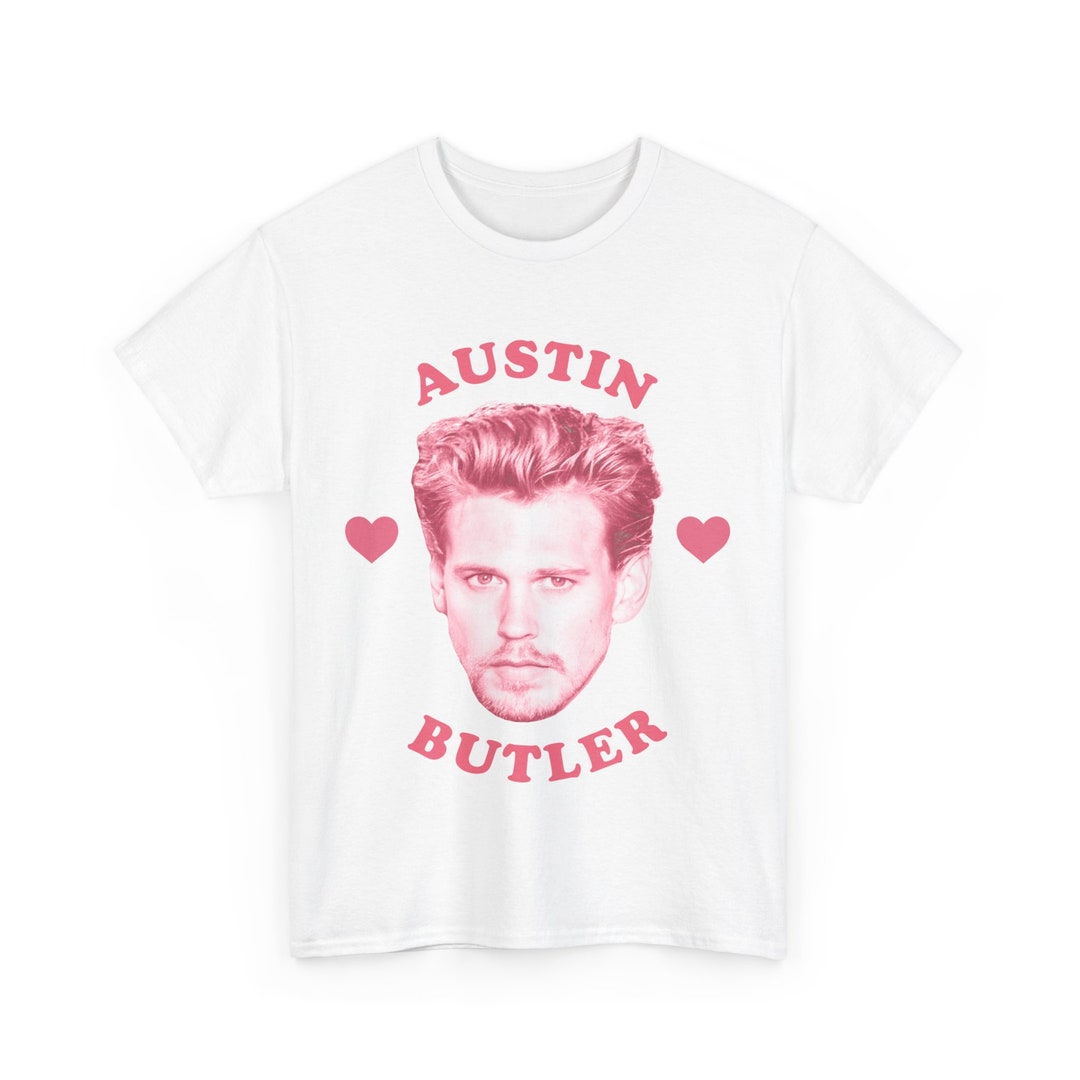 Pink Heart Austin Butler Tee, Austin Butler Tshirt, Austin Butler Benny ...