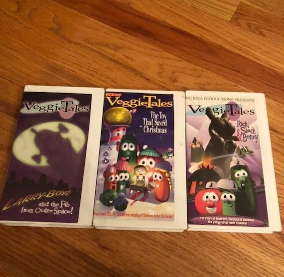 Lot of 3 Vintage Veggie Tales VHS Tapes With Hard Case - Etsy Australia