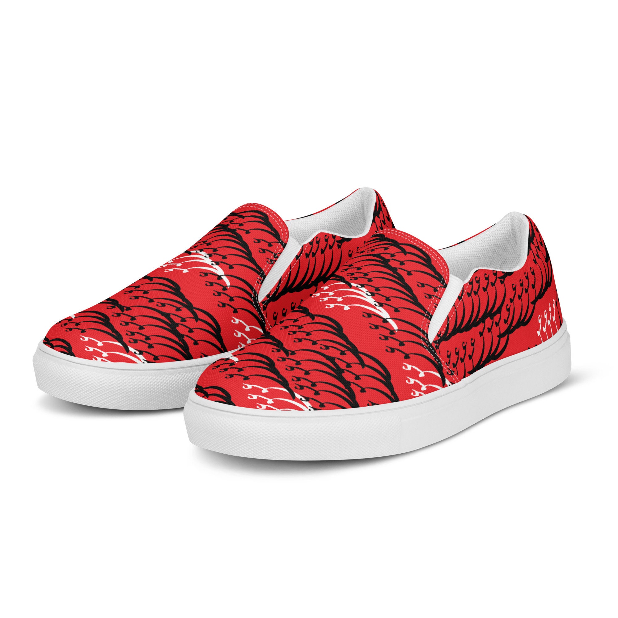 Love Calligraphy Print Slip-on Shoes, Sneaker for Men's, Casual Shoes ...