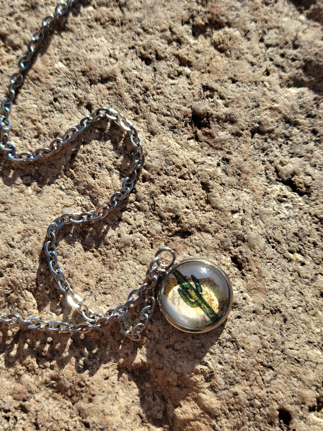 Cactus Gift, Desert Gift, Saguaro Art, Cactus Art, Handmade Jewelry ...