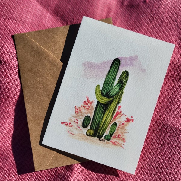 Cactus Card - Etsy
