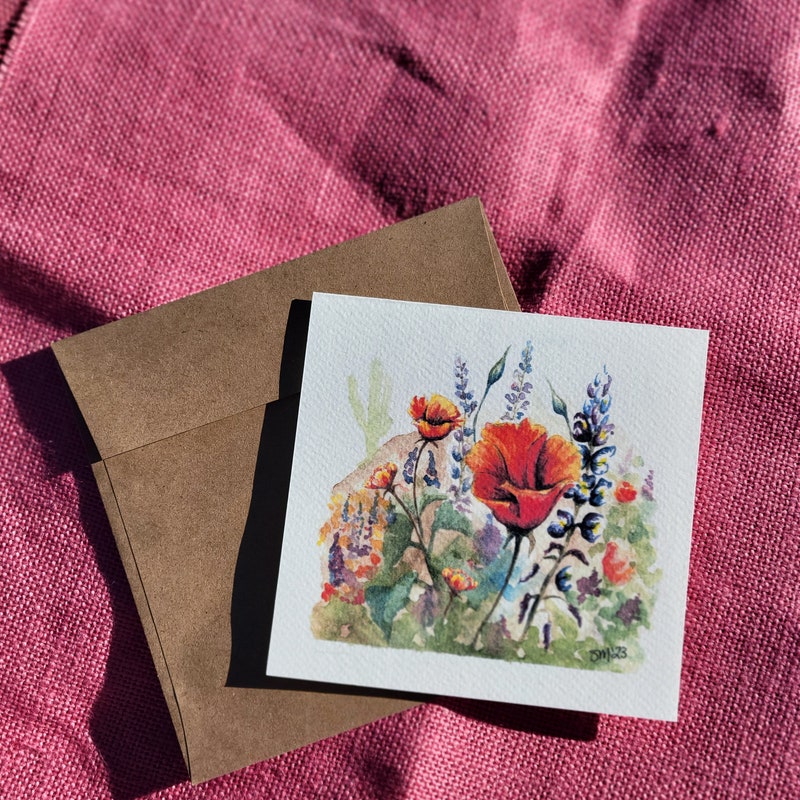 Desert Card - Etsy