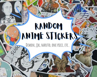 Random Anime Stickers - Etsy