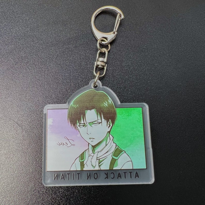 AOT KEYCHAINS Attack on Titans Character Keychains - Etsy