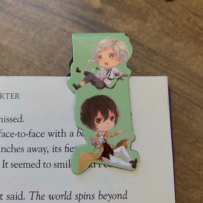 BSD MAGNETIC BOOKMARK Bungo Stray Dog Bookmark Magnetic - Etsy Canada