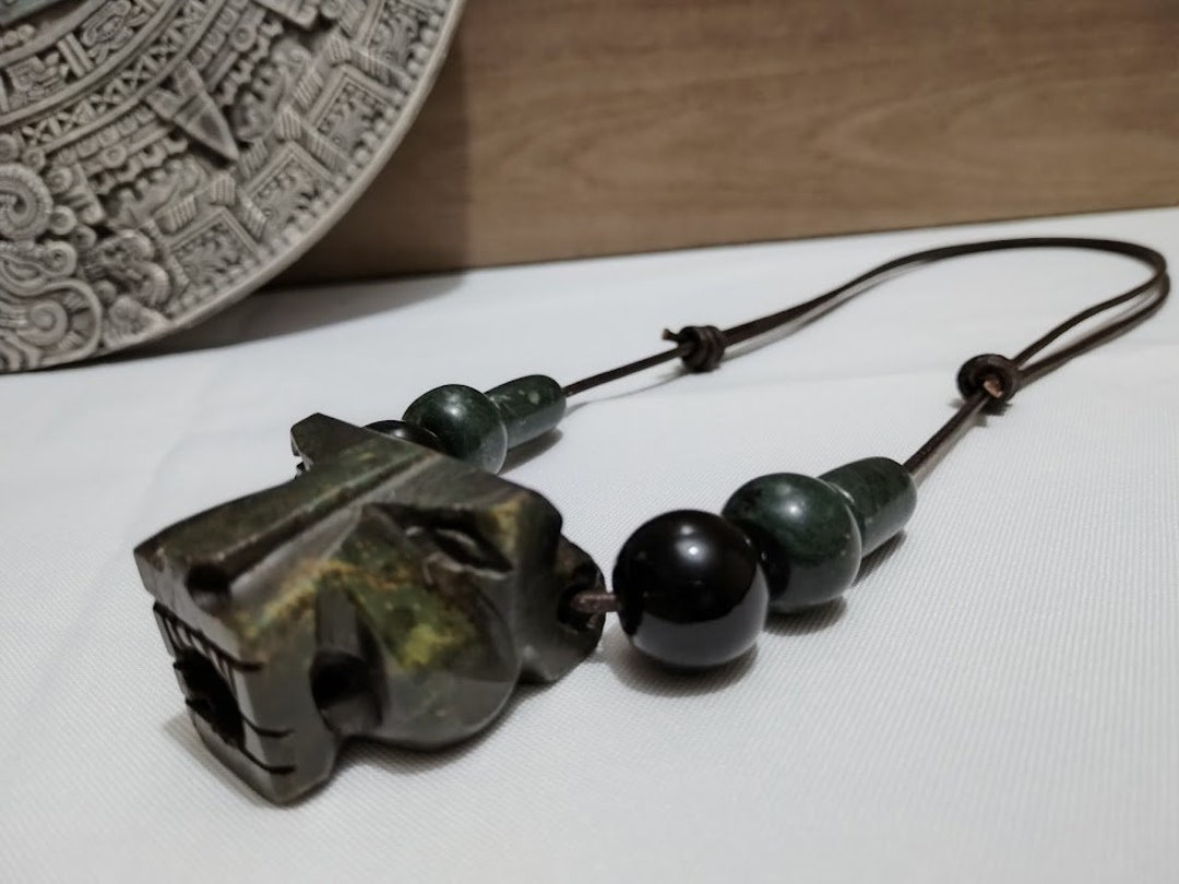 Mayan Jade Jaguar Head - Etsy