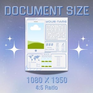 1 Page Cybercore Media Kit Canva Template for Content Creators, Twitch ...