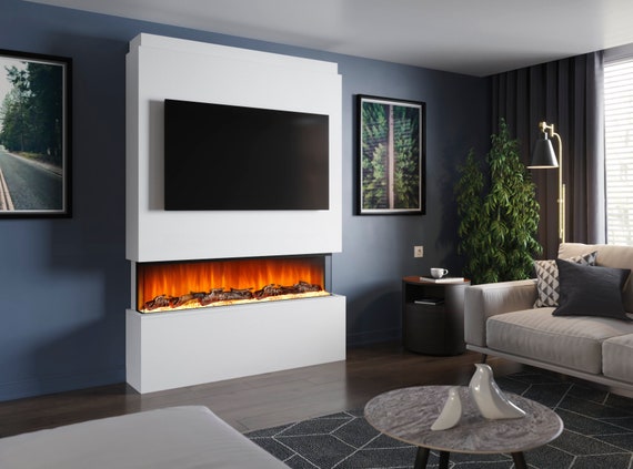 Complete Media Wall Pre-built Ready for Simple Installation | Etsy