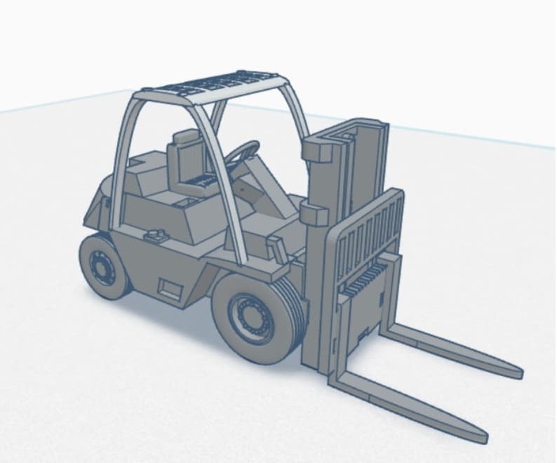 Miniature Forklift (HO Scale) - Etsy Australia