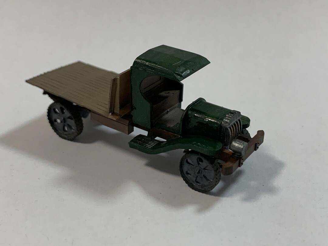 Miniature 1920's Era Flatbed Truck (HO Scale) - Etsy