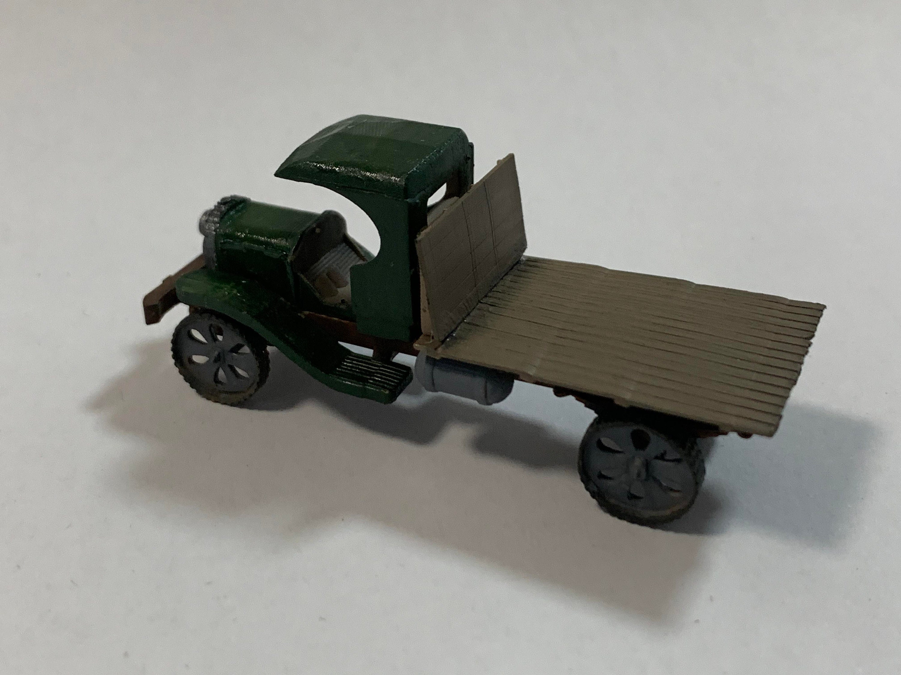 Miniature 1920's Era Flatbed Truck (HO Scale) - Etsy