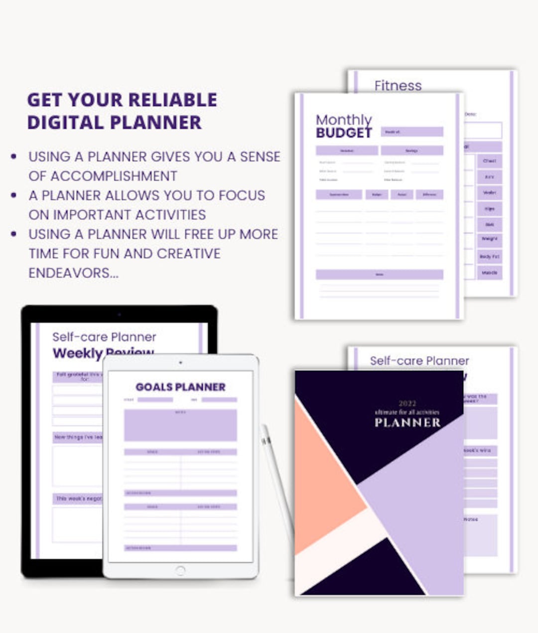 The One Life Planner | All-in-one Daily Goodnote5 Planner | Track ...