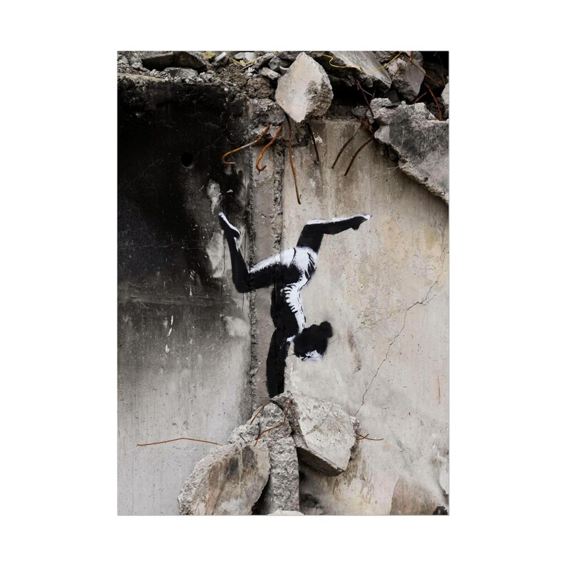 Test Banksy Ukranian Gymnast Poster - Etsy