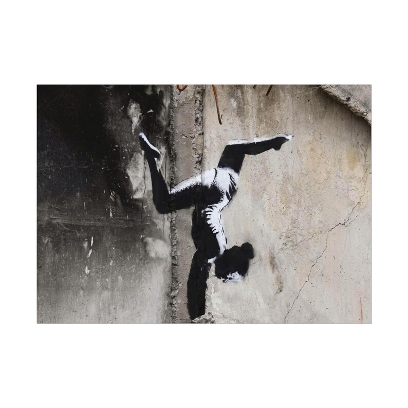 Test Banksy Ukranian Gymnast Poster - Etsy
