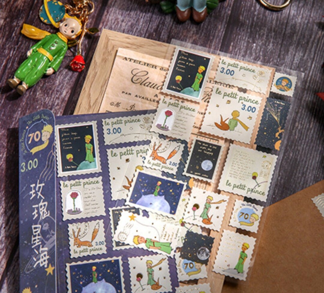 2 Sheets Little Prince Stickers Little Prince Bullet Journal - Etsy