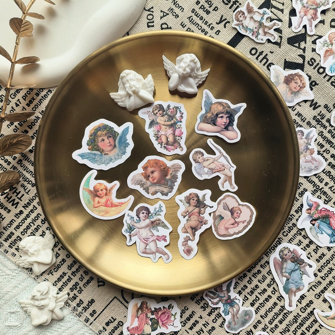 23pcs Large Angel Stickers, Angle Bullet Journal Stickers, Angel ...