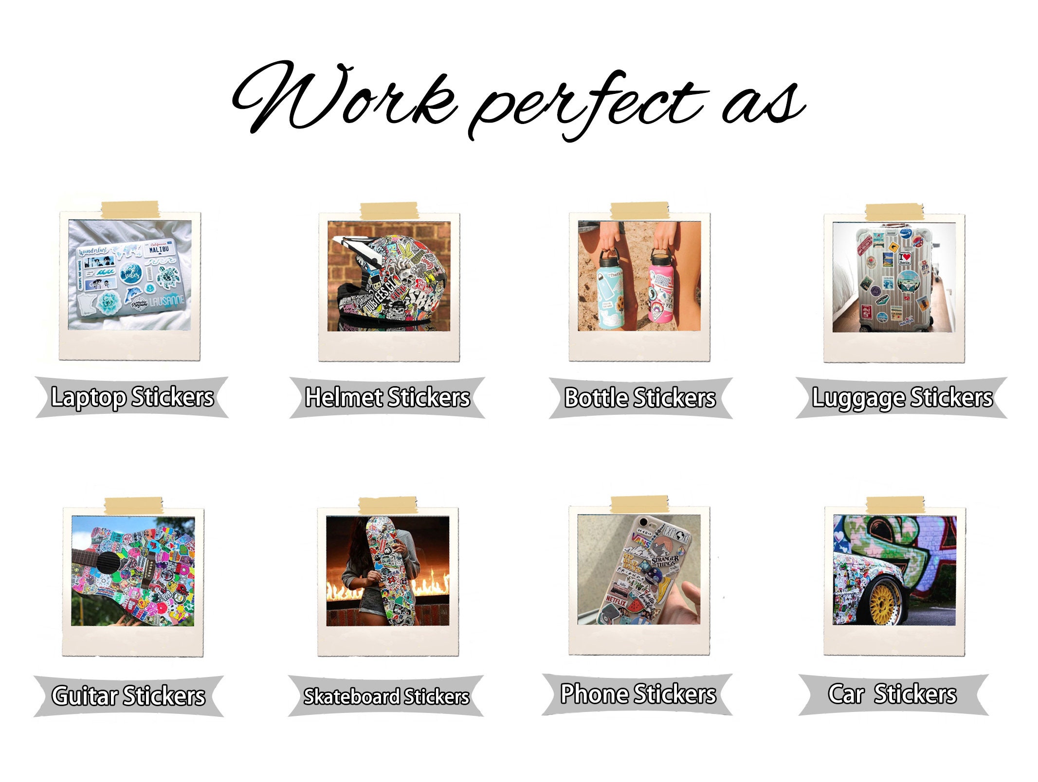 25pcs Motivational Quotes Vinyl Sticker Bomb Pack, Waterproof Cool ...