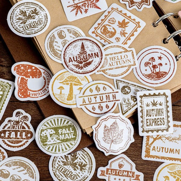 Fall Envelope Stickers - Etsy