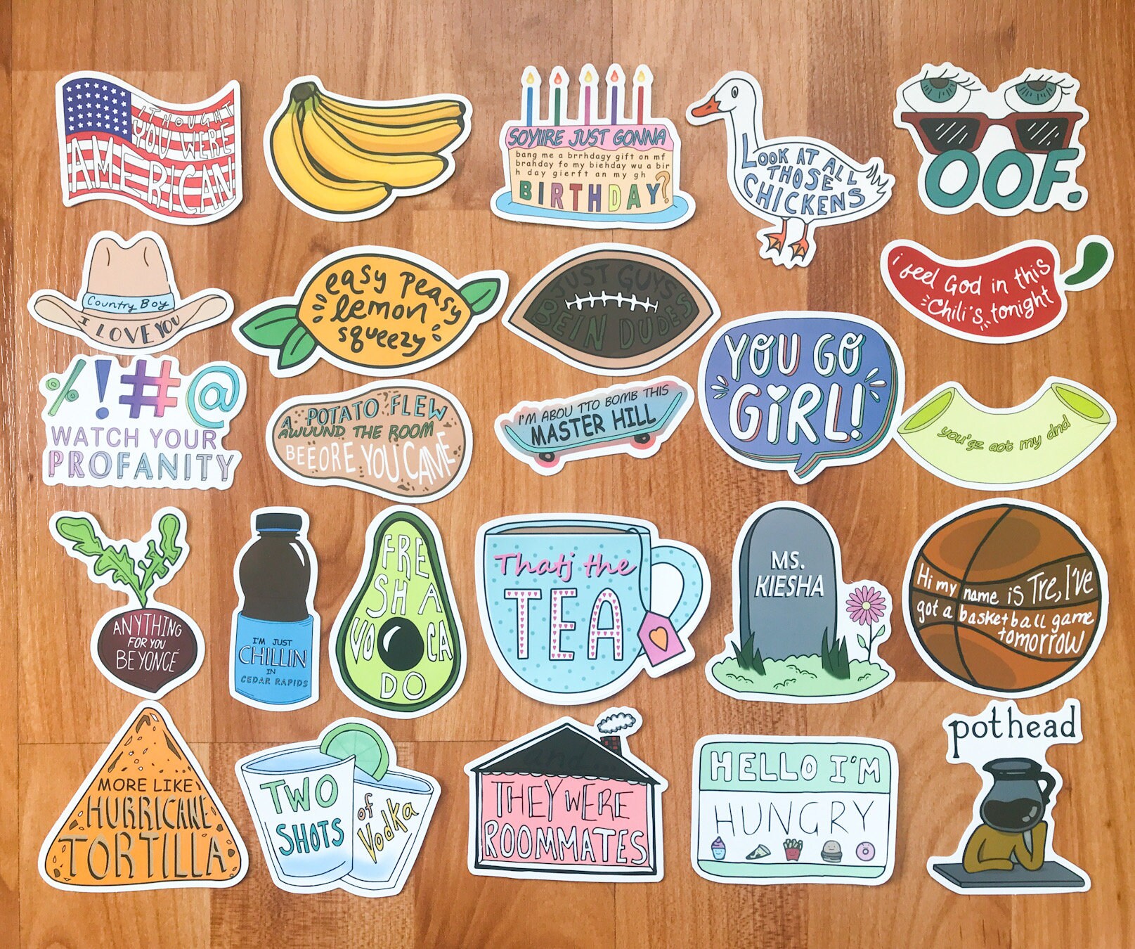 25pcs Motivational Quotes Vinyl Sticker Bomb Pack, Waterproof Cool ...