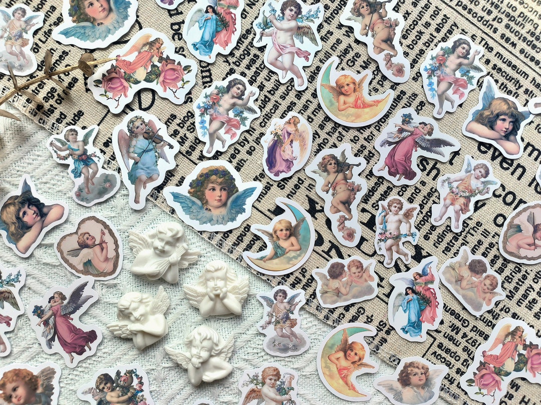 46pcs Angel Stickers, Angle Bullet Journal Stickers, Angel Planner ...